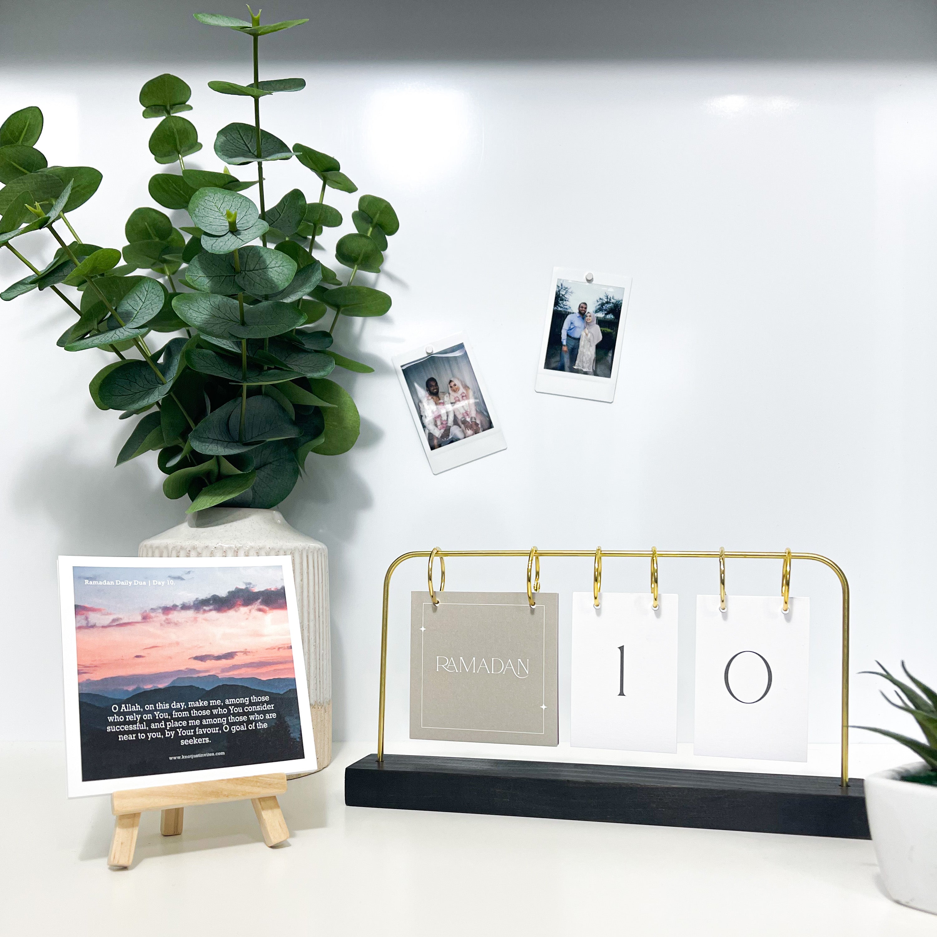 Islamic and Gregorian Desk Calendar | Ramadan Decor – Knot Just Invites